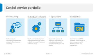 ConSol Company Profile | PPTX