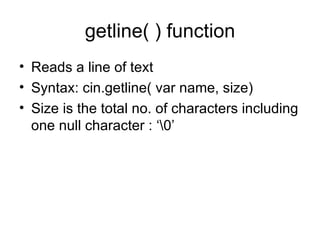Console Io Operations | PPT | Programming Languages | Computing
