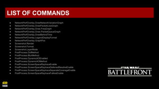 Star Wars Battlefront - Console Commands | PDF