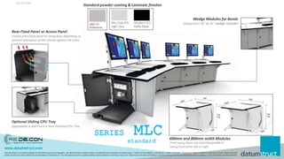 Control Room Console Desking Solutions from Datumstruct | PPTX