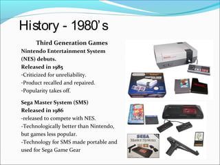 Console Games | PPT | Home Entertainment Systems | Consumer Electronics