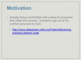 Console to GUI | PDF | Programming Languages | Computing