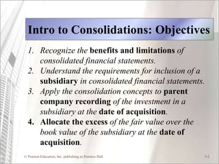 Consol finstatmts ch03 | PPT