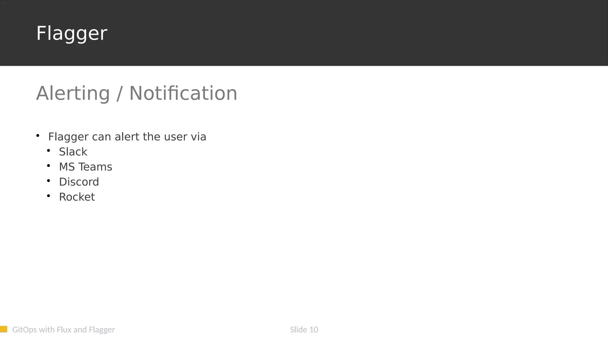 „GitOps with Flux and Flagger“