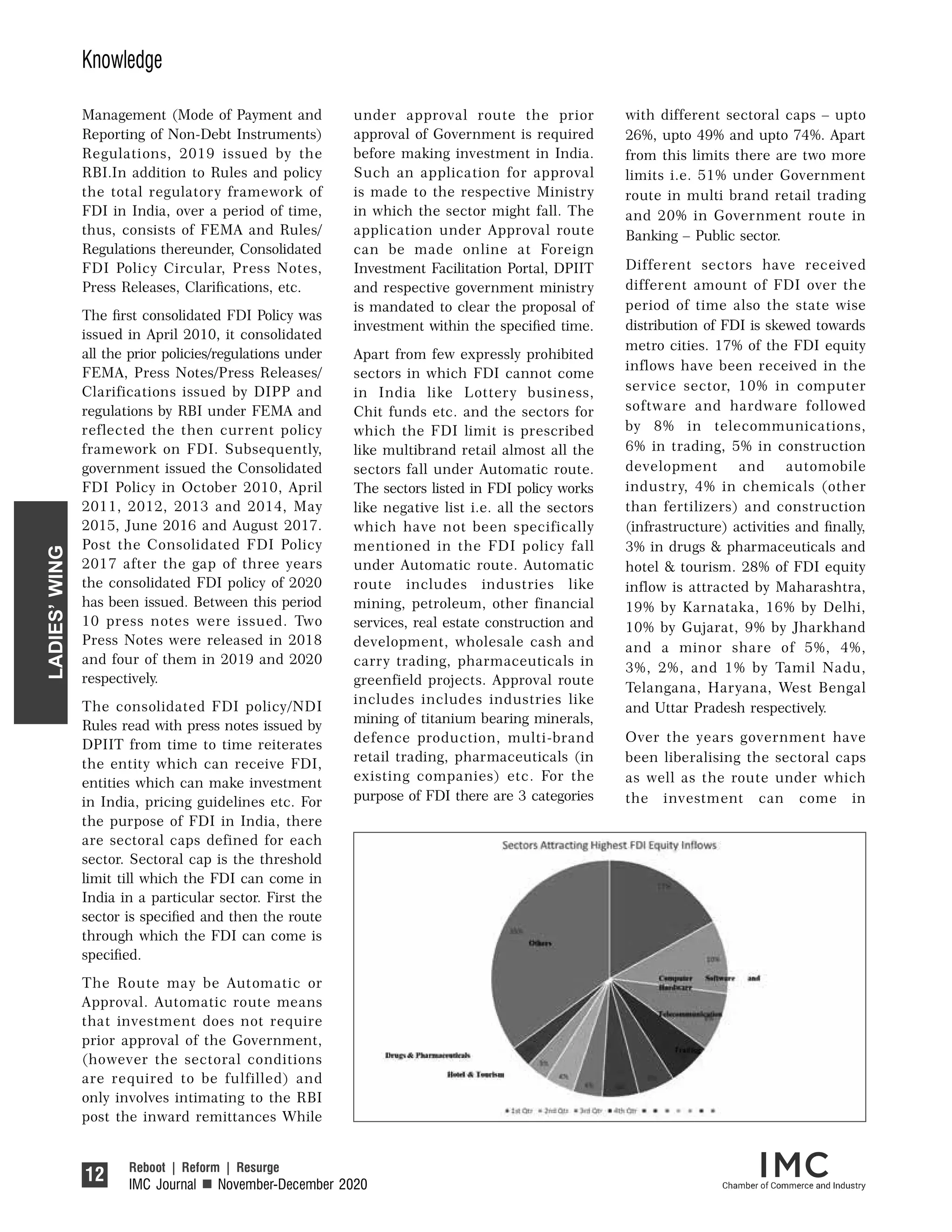 Consolidated FDI Policy | PDF