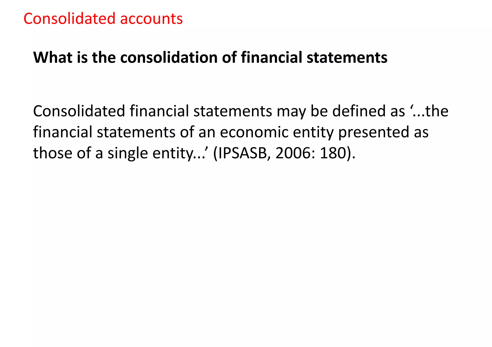 Consolidated financial statements | PPT