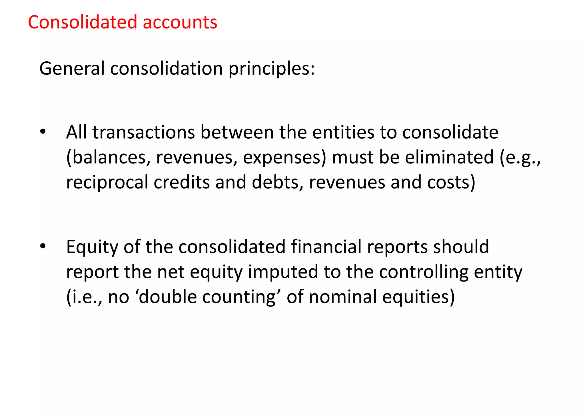 Consolidated financial statements | PPT
