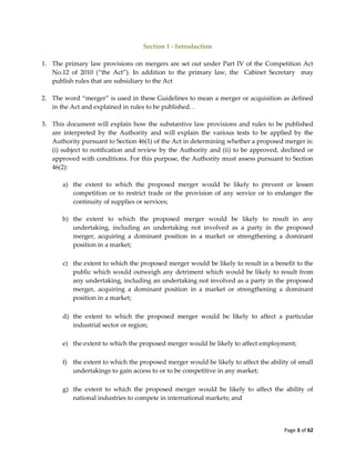 Consolidated Merger Guidelines by CAK in Kenya | PDF