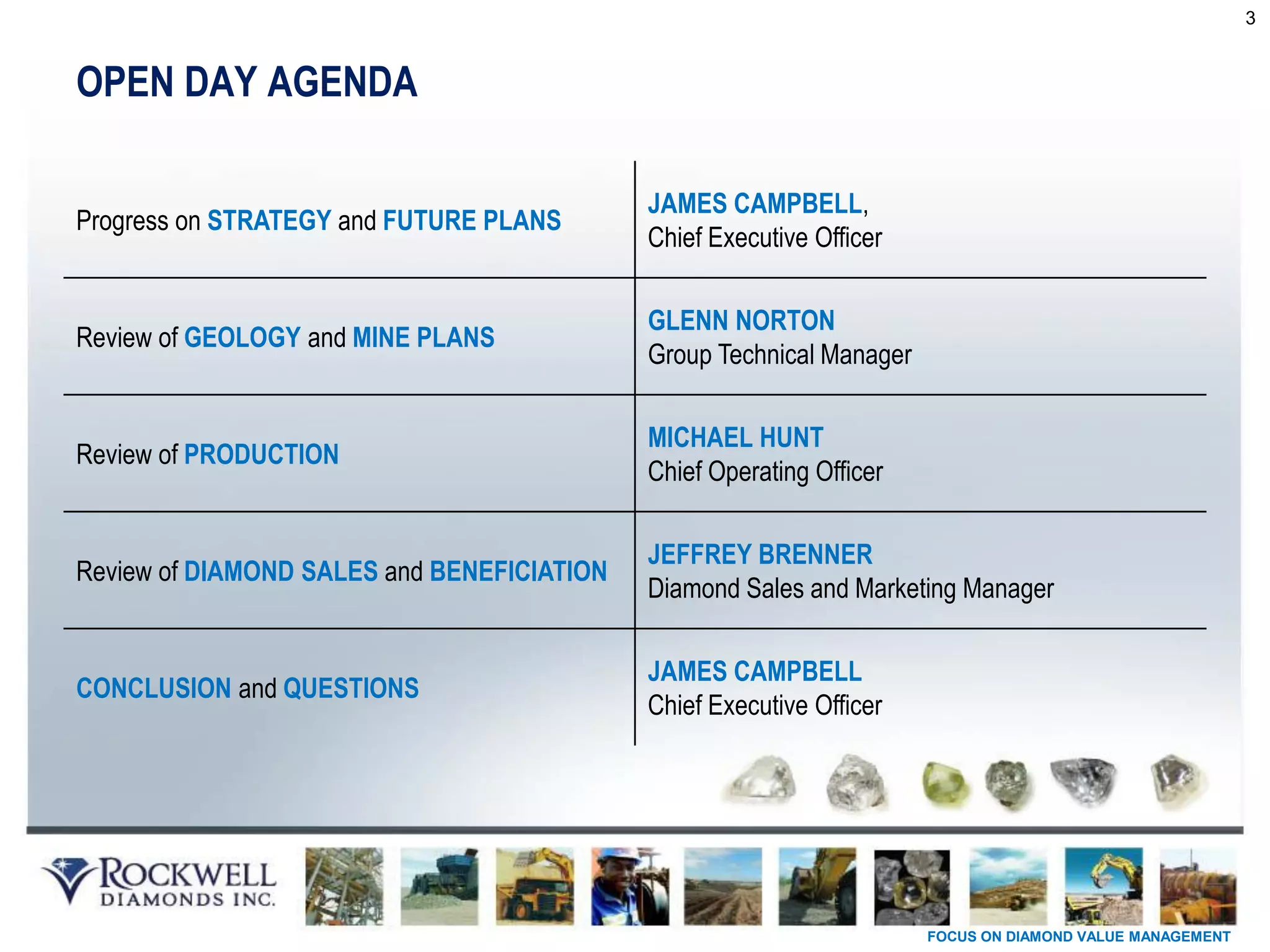 Rockwell Diamonds Mining Indaba 2012 Presentation | PPT