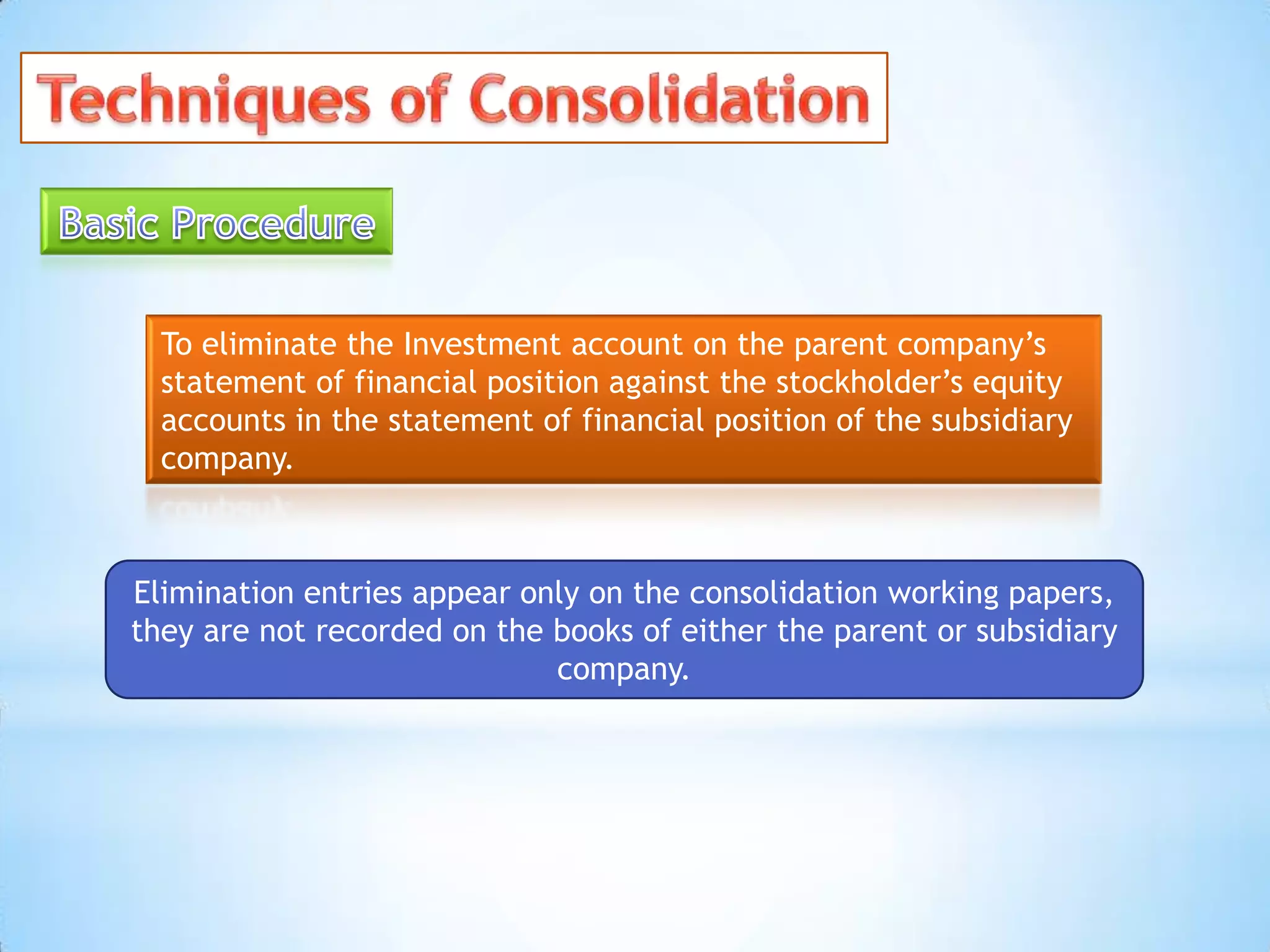 Consolidated statement of financial position | PPTX