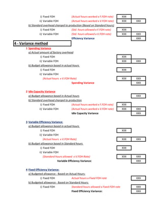 Variance Formulae | PDF