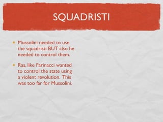 Consolidation | KEY | Politics