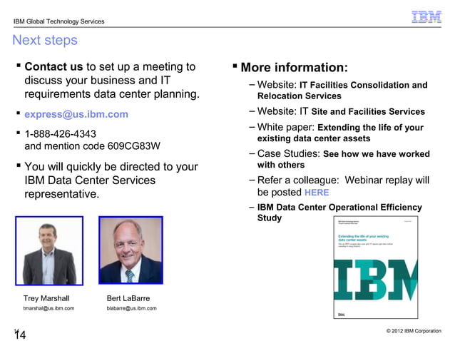 IBM consolidation and relocation webinar | PPT | Cloud Computing | Internet