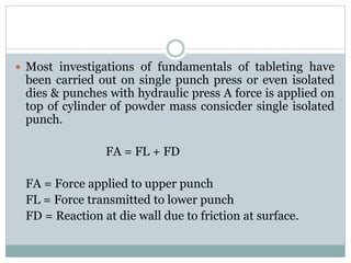 Consolidation, effect of friction, distribution of forces, compaction ...