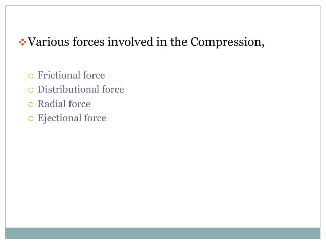Consolidation, effect of friction, distribution of forces, compaction ...