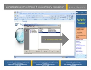 SAP BPC Consolidation (end to-end) Solutions Demo | PDF