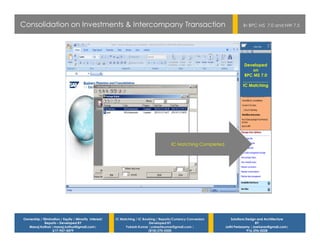 SAP BPC Consolidation (end to-end) Solutions Demo | PDF