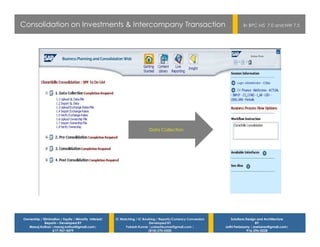 SAP BPC Consolidation (end to-end) Solutions Demo | PDF