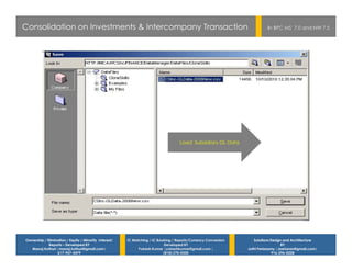 SAP BPC Consolidation (end to-end) Solutions Demo | PDF
