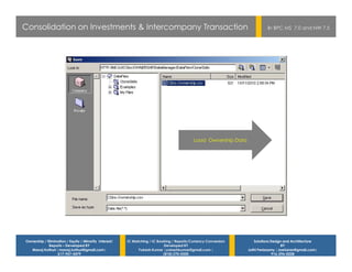 SAP BPC Consolidation (end to-end) Solutions Demo | PDF