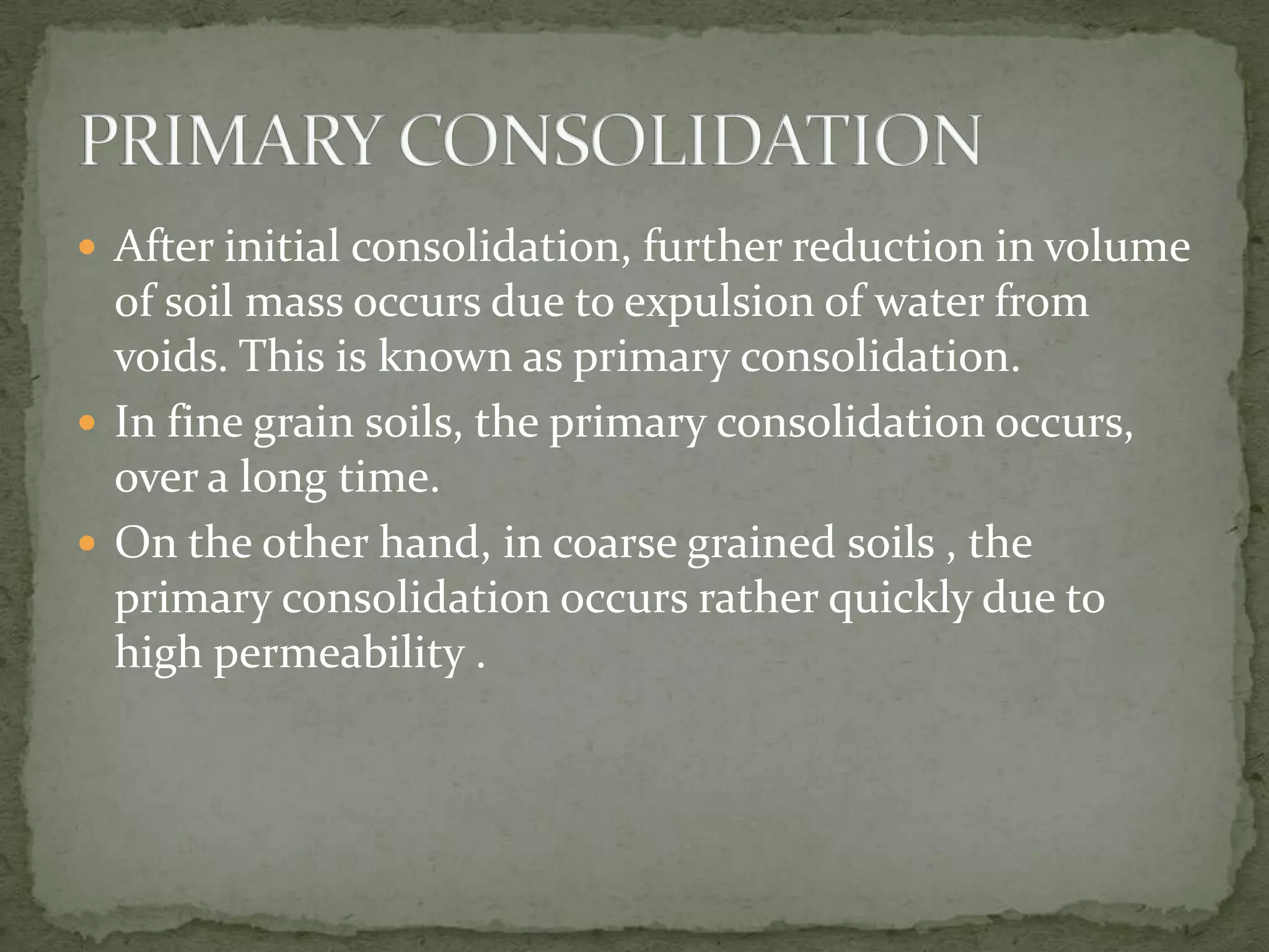Consolidation mechanism | PPTX