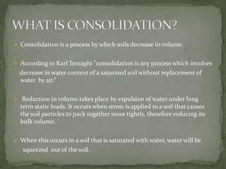 Consolidation mechanism | PPTX