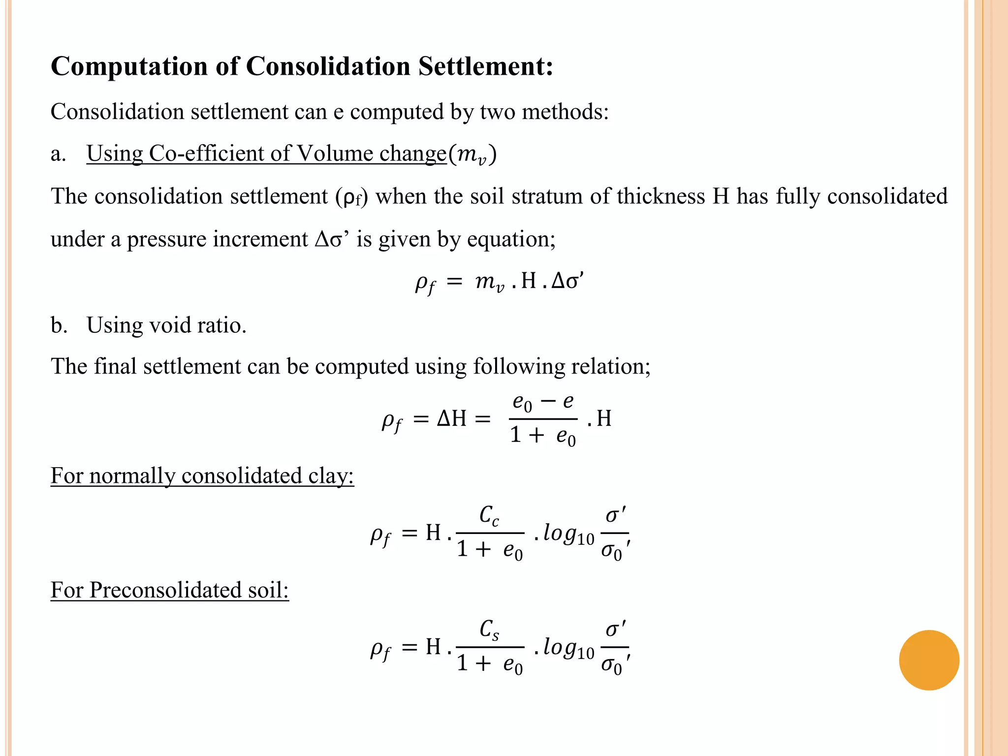 Consolidation of Soil | PDF