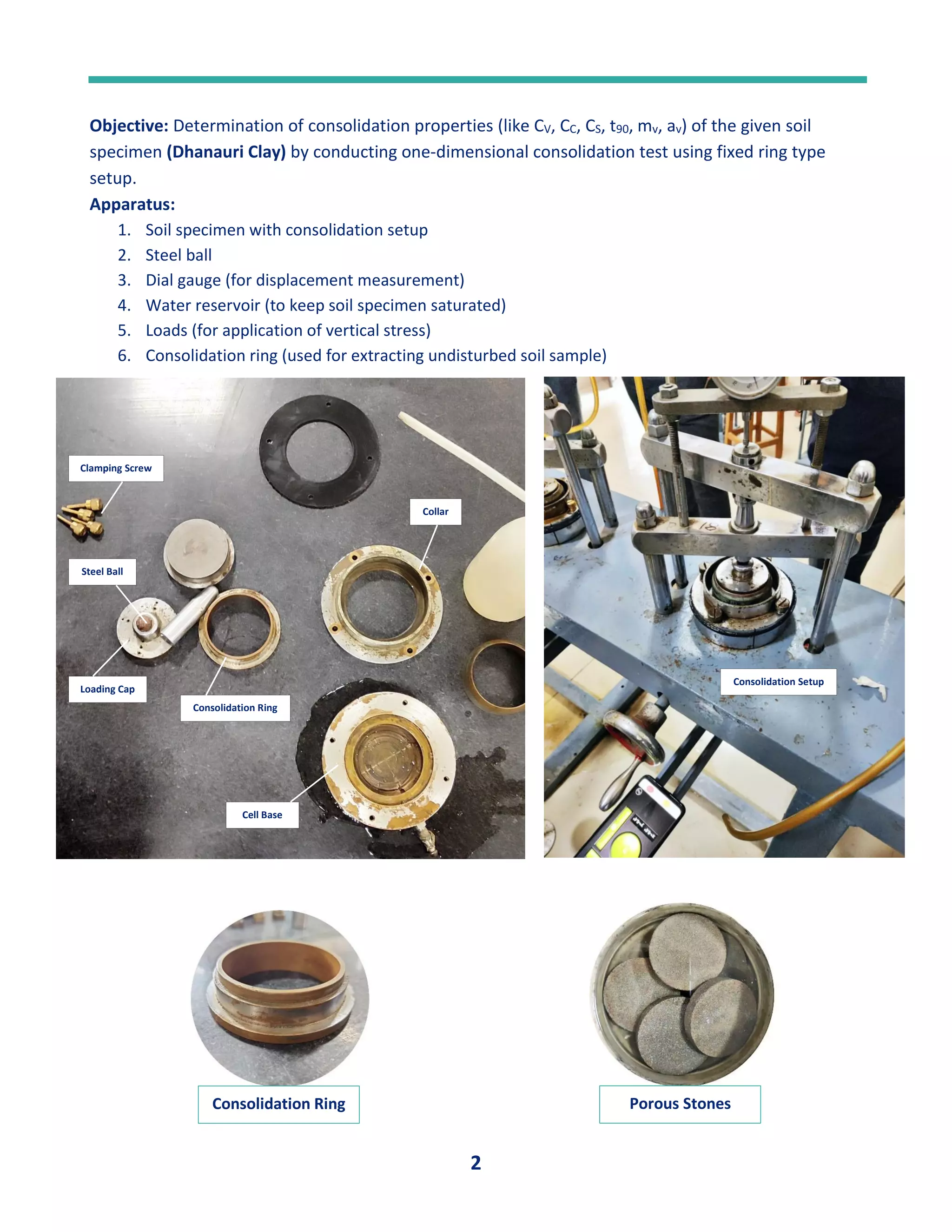 1-D Consolidation Test | PDF