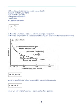 1-D Consolidation Test | PDF