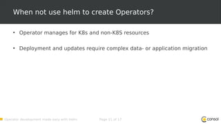 "Operator development made easy with Helm" | PPT