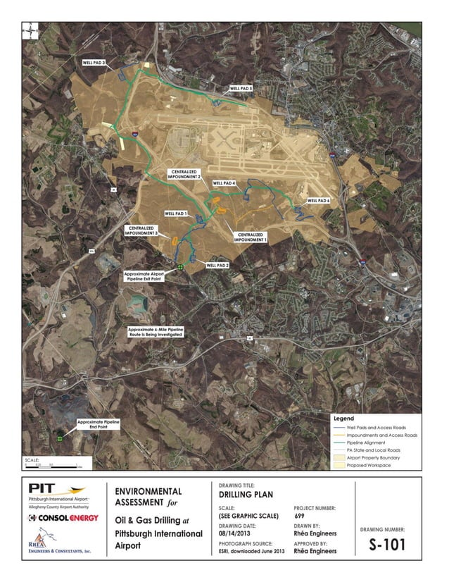 Map of CONSOL Energy's Plan to Drill 47 Marcellus Shale Wells at ...