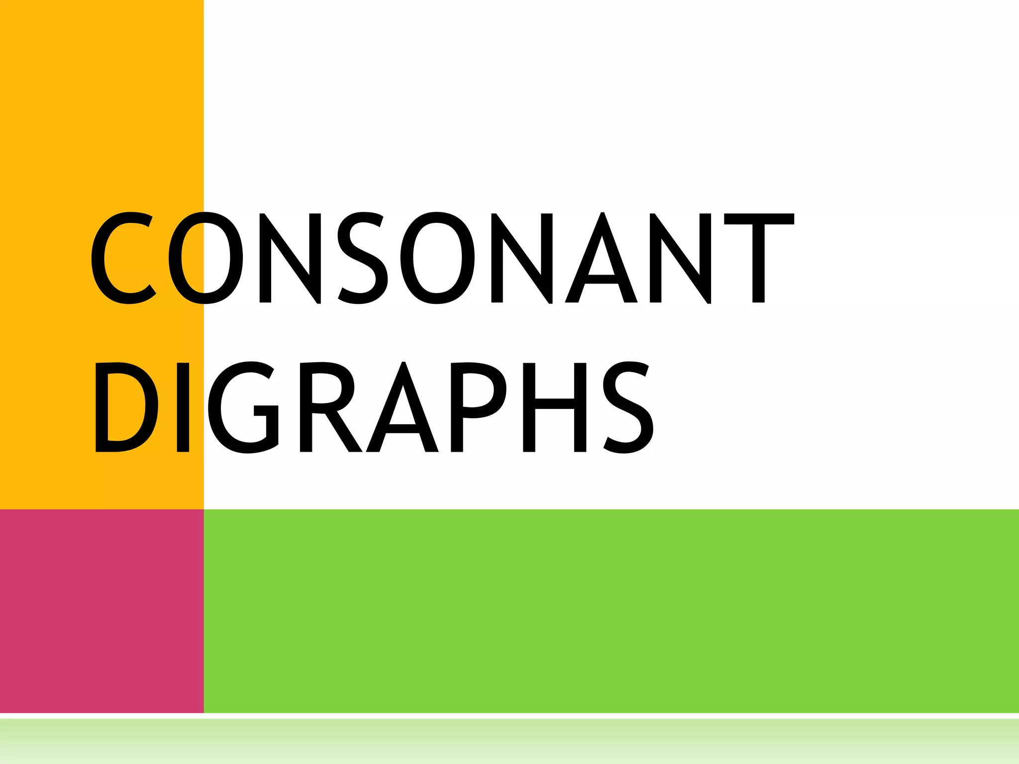 Consonant blends-power-point | PPTX