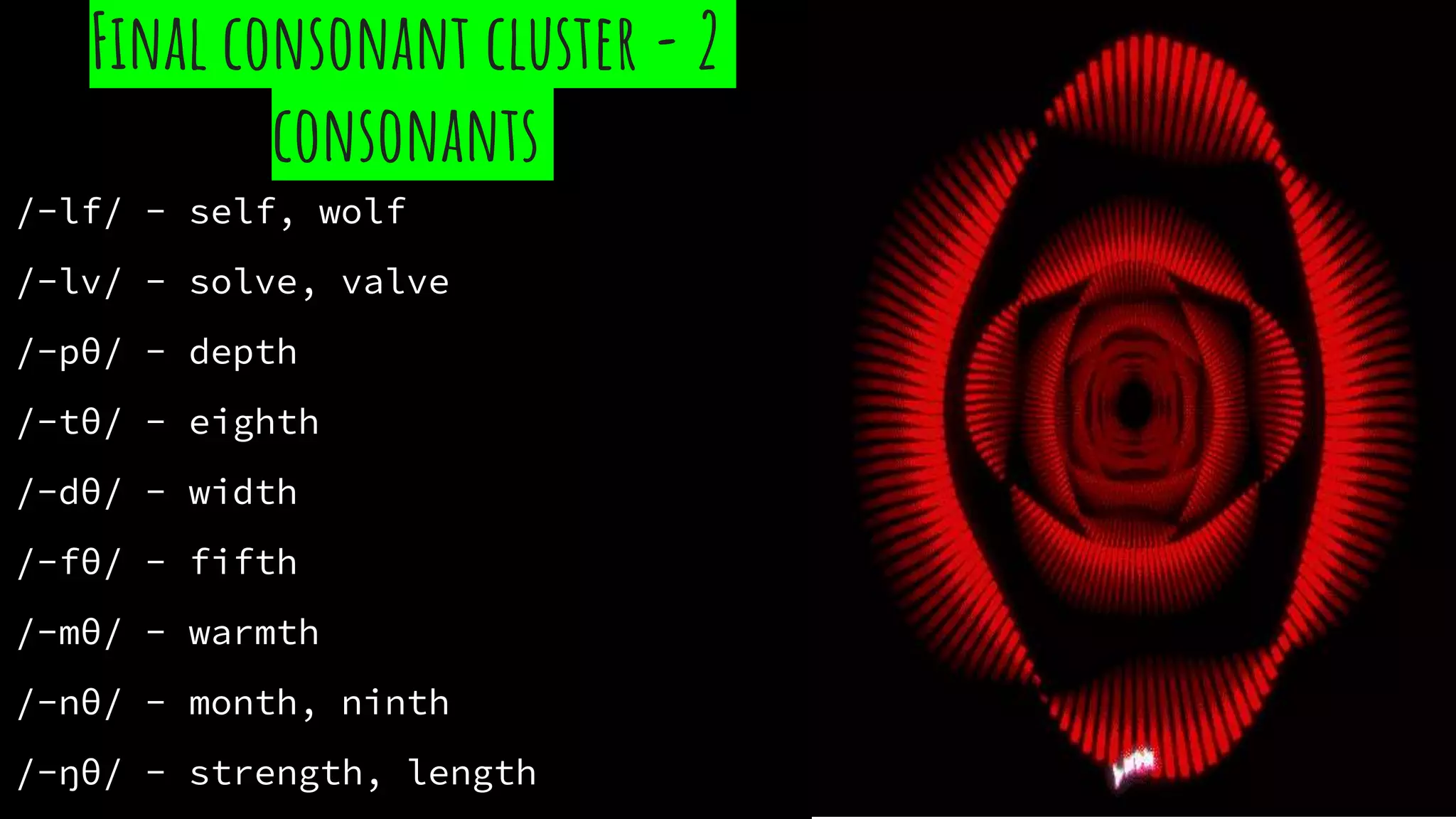 Consonant Clusters | PPTX