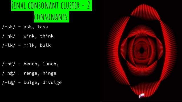 Consonant Clusters | PPTX
