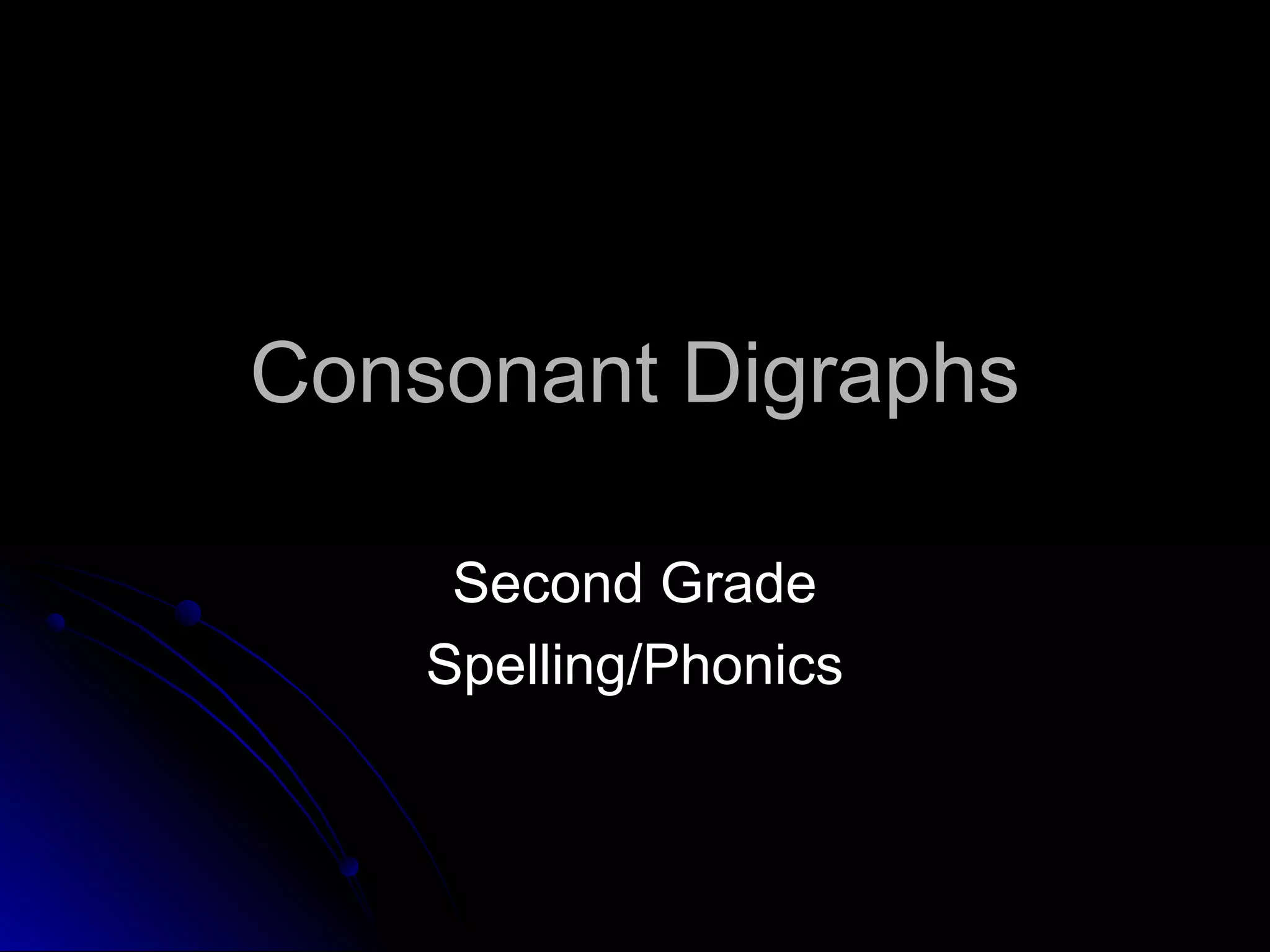 Consonant digraphs pp (bbt) | PPT