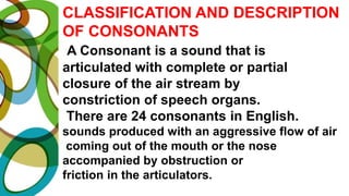 Consonants | PPT