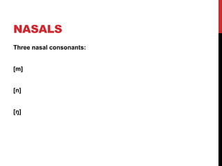 Consonants and Singing | PPTX