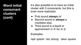 Consonants positional variation, processes & strategies | PPT