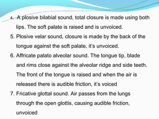 Consonant sounds | PPT