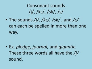 Consonant sounds 13 | PPTX