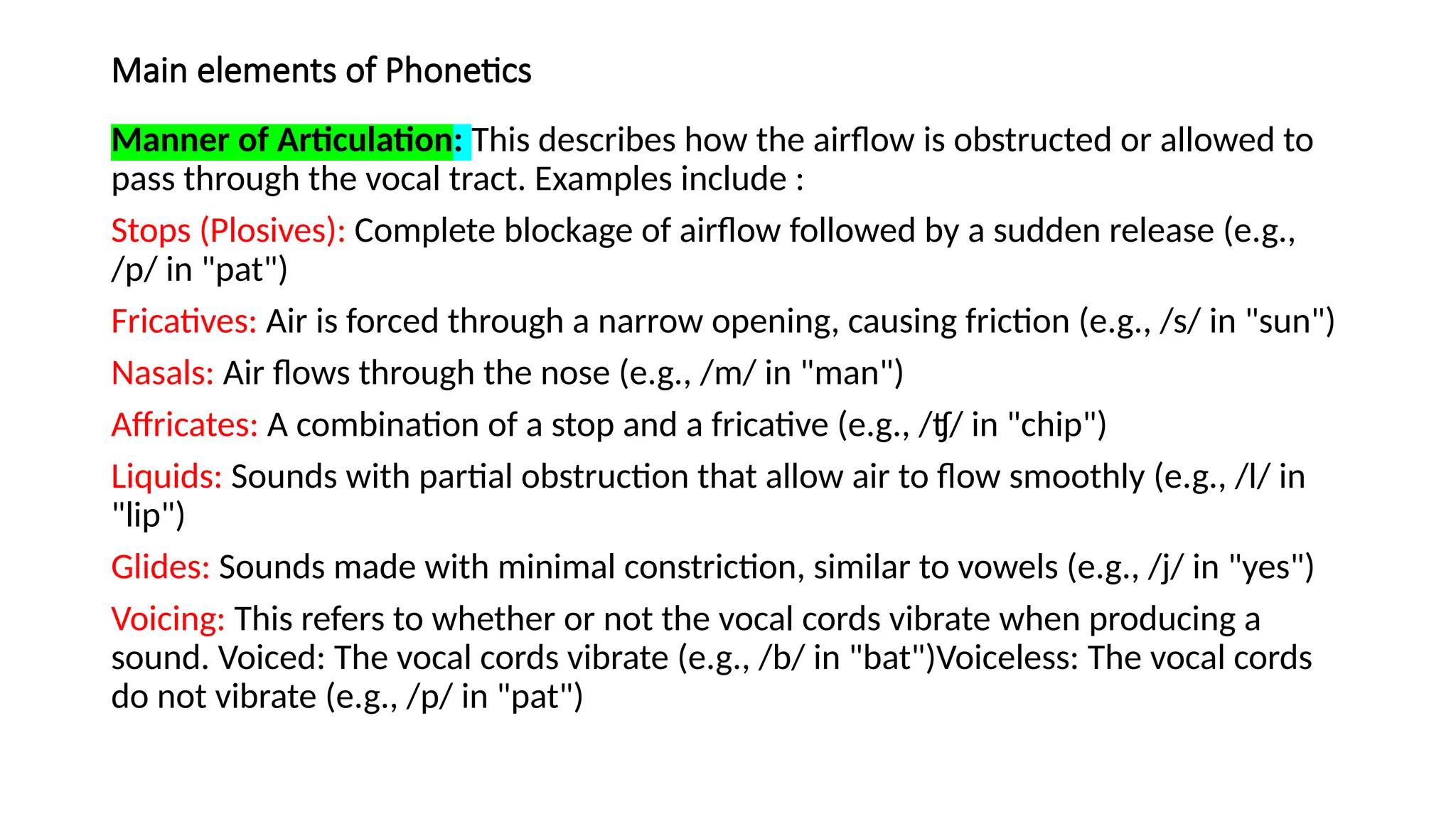 phonetics and phonology CONSONANT SOUNDS | PPTX