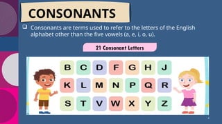 Consonants, Place and Manner of Articulation.pptx