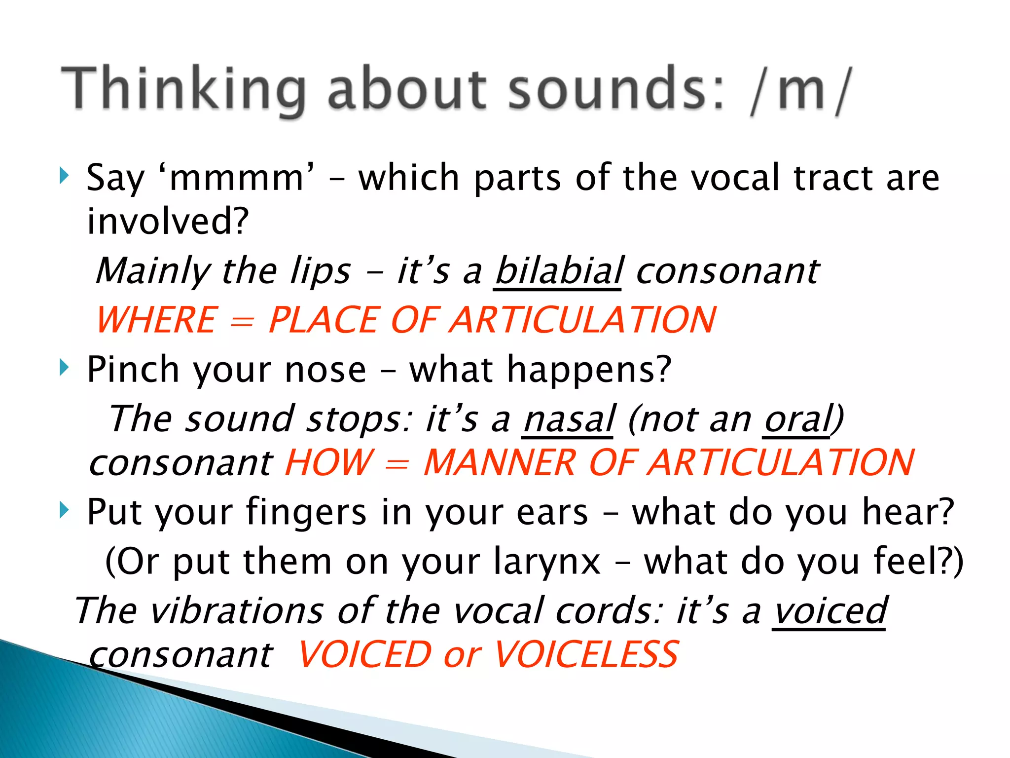 Consonants presentation | PPT