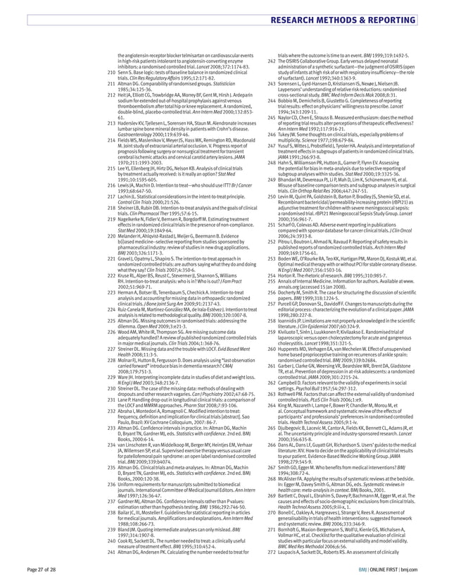 Consort 2010 explanation and elaboration (bmj) | PDF | Physical Therapy | Wellness