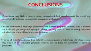Microbial Consortia in Environmental Management - Concepts, Scope and ...