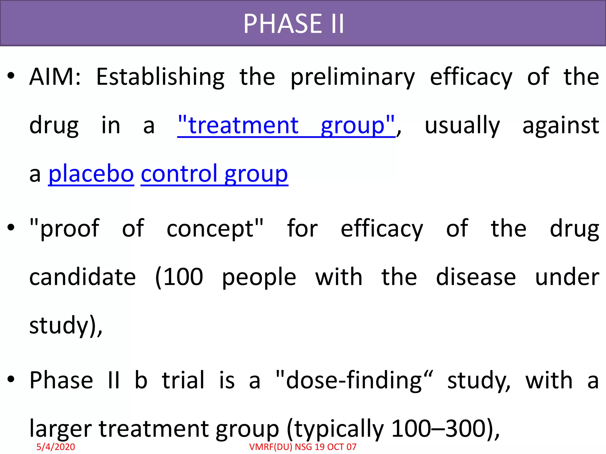 Consort in clinical trial. PHASES CLINICAL TRIALS. EVIDENCE-BASED ...