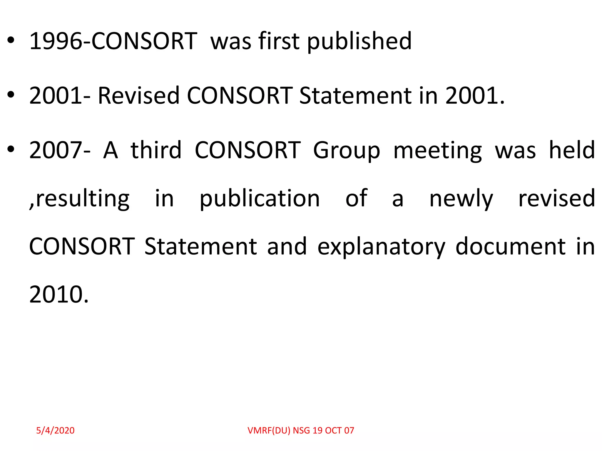 Consort in clinical trial. PHASES CLINICAL TRIALS. EVIDENCE-BASED ...