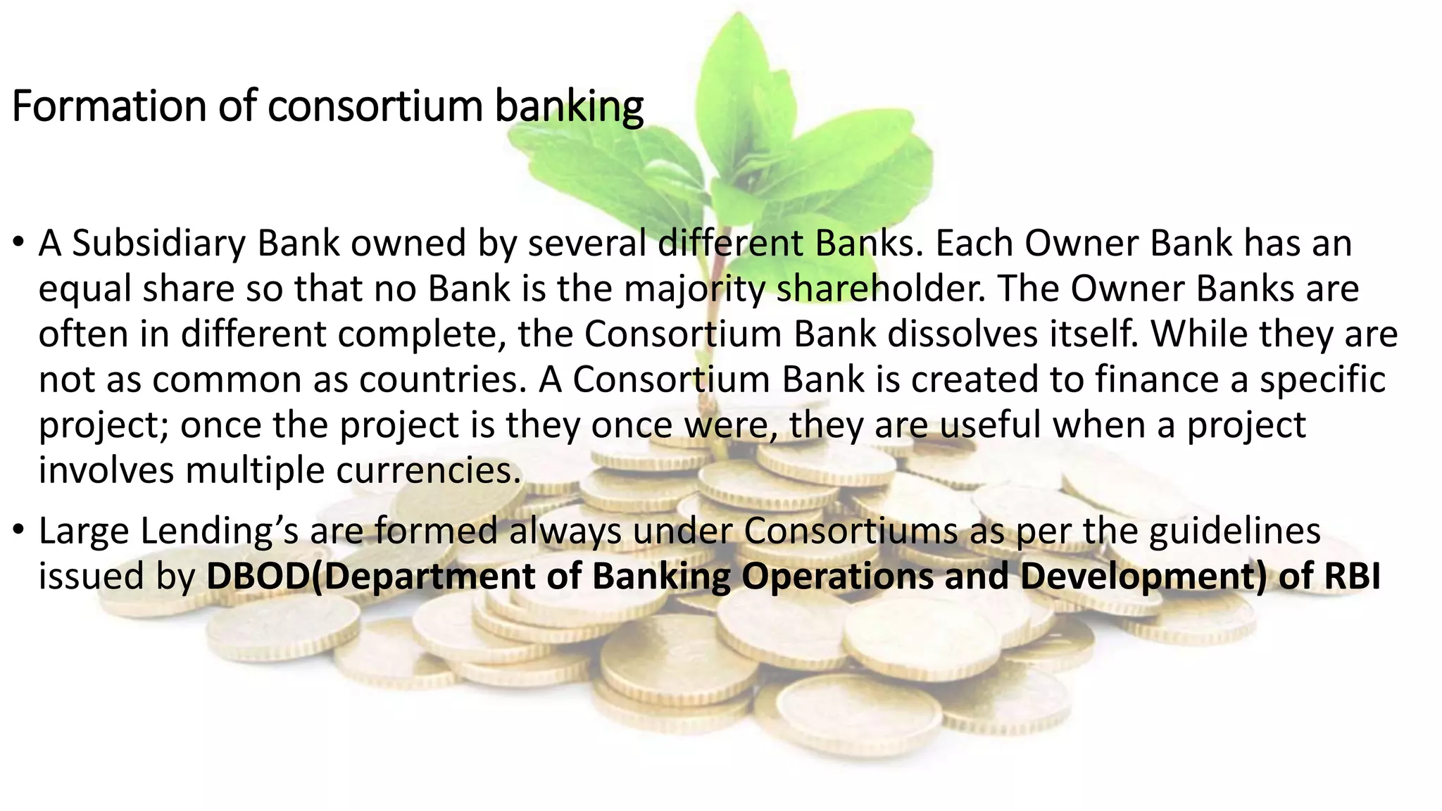 Consortium banking | PPTX