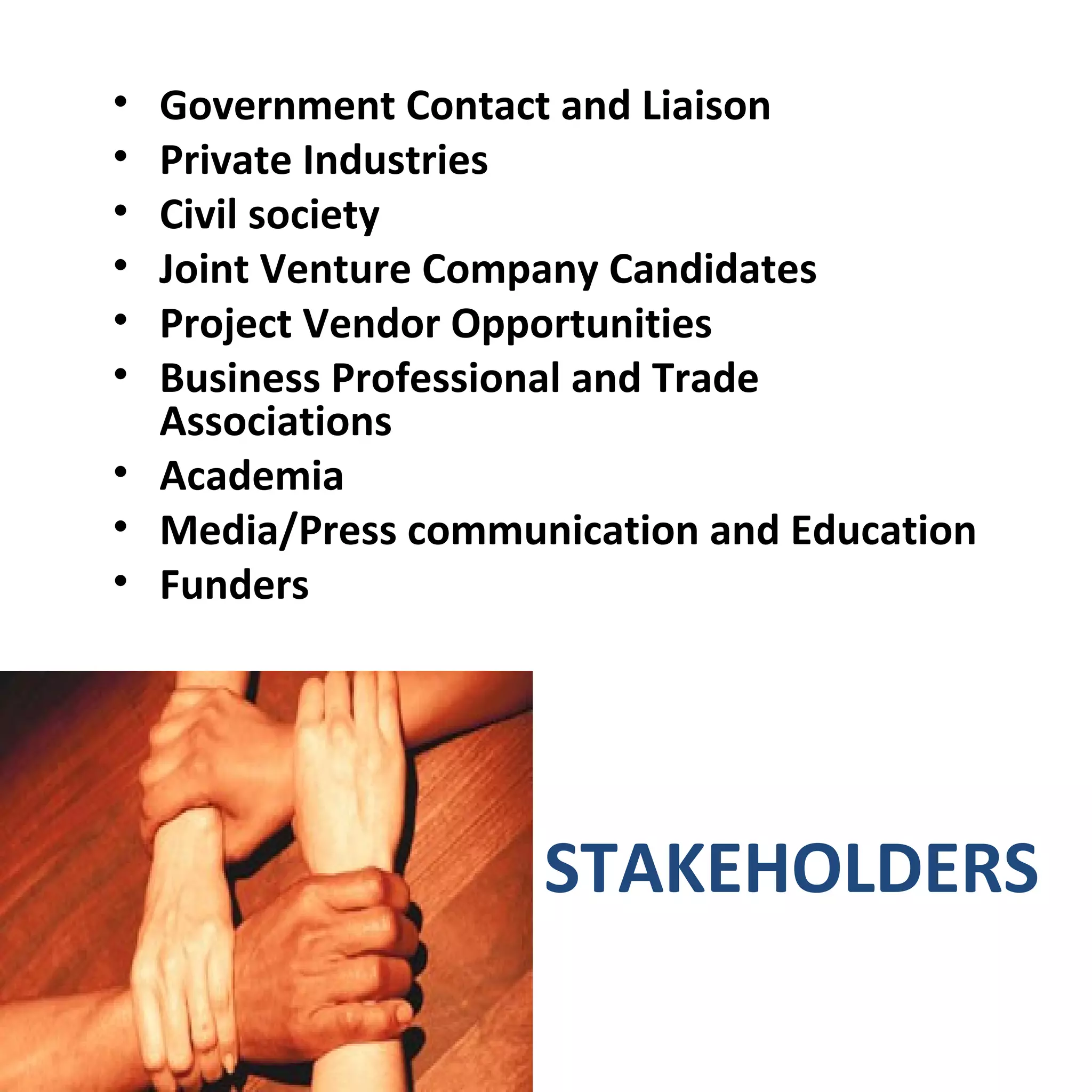 Consortium presentation. 1 | PPT