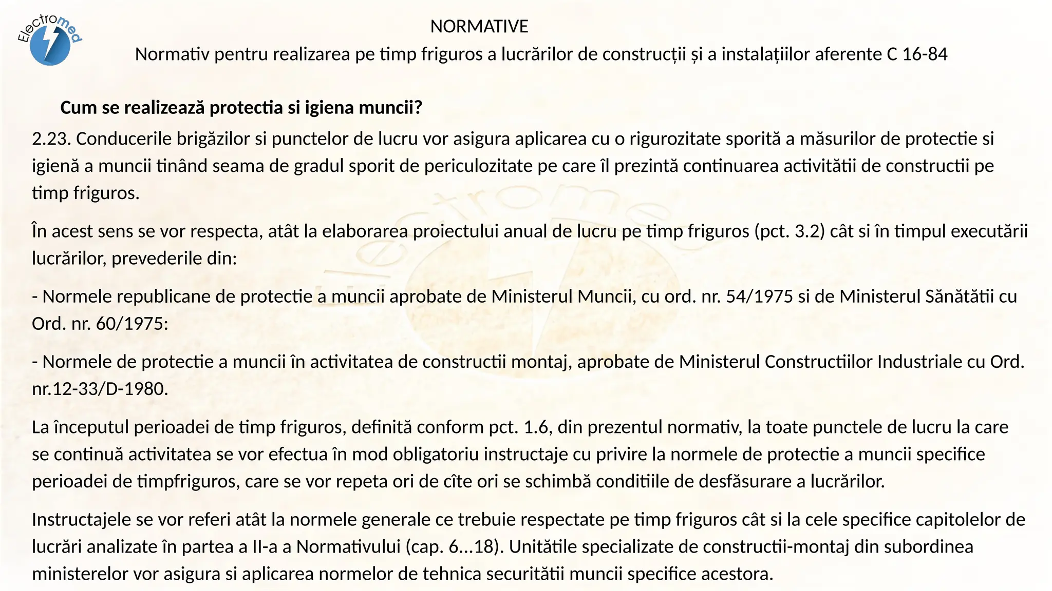 Conspect normativ C 16 realizarea pe timp friguros .pptx